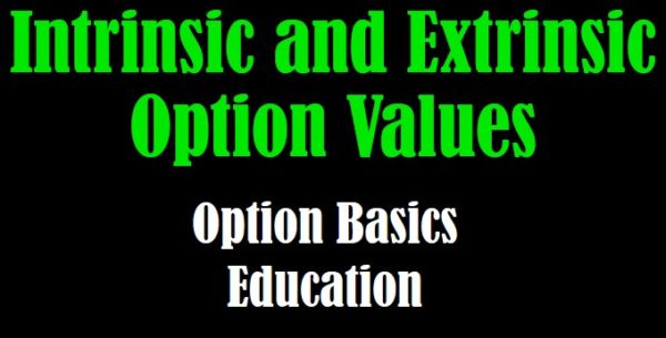 Video #6 Intrinsic and Extrinsic Option Values - Hit & Run Candlesticks